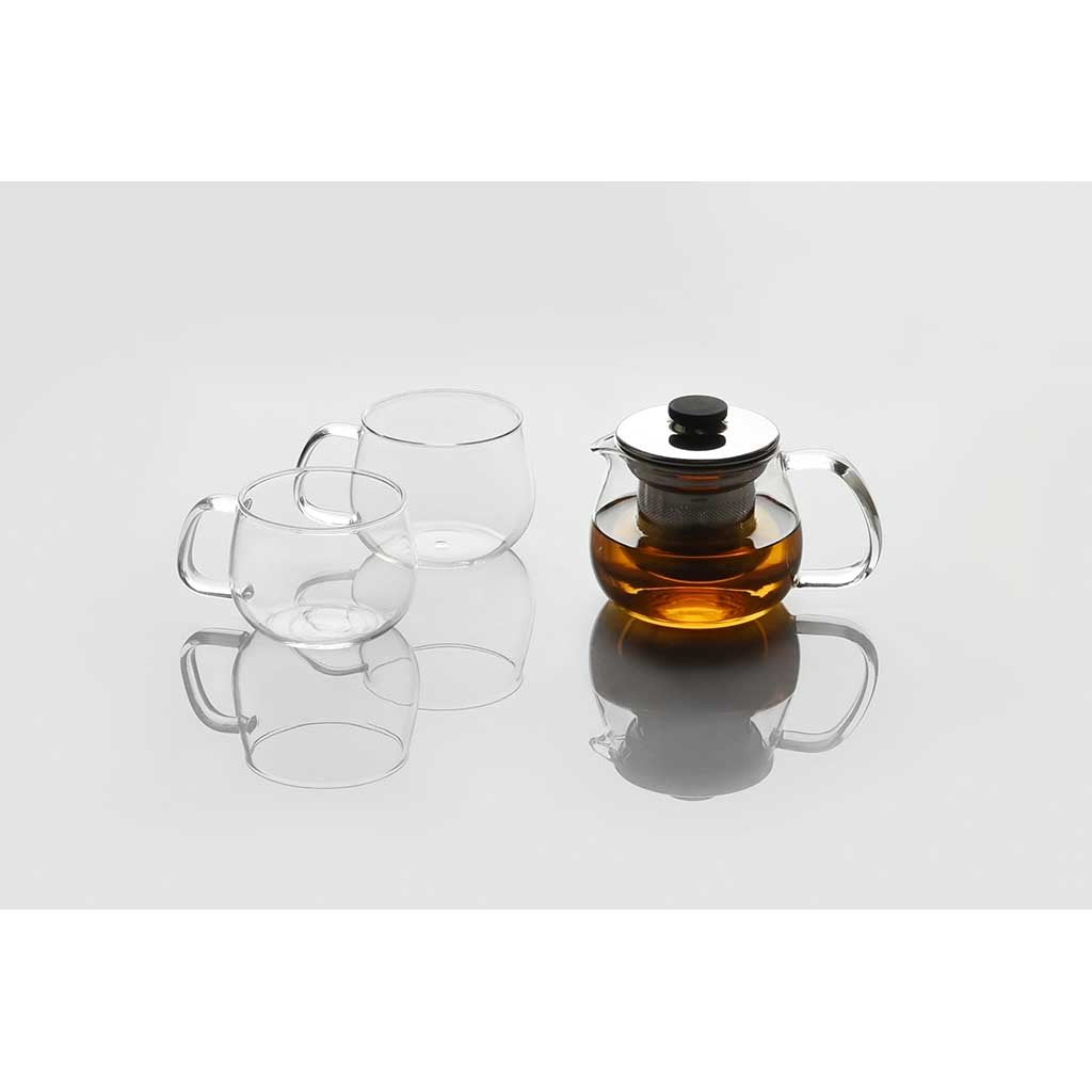 KINTO | UNITEA Teapot 450ml | Glass Teapot | Stainless Steel - WildBounds