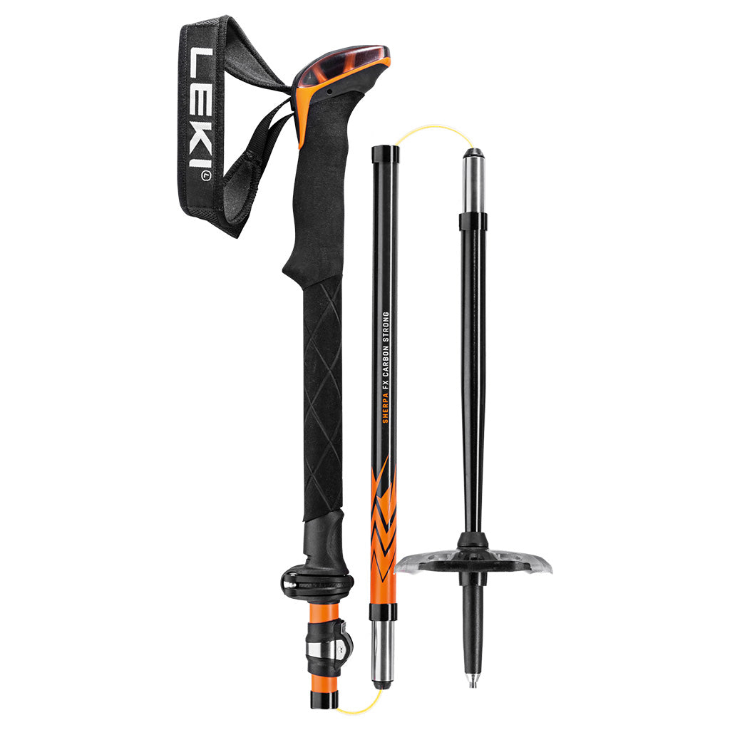 Leki | Sherpa FX Carbon Strong (Pair) | Carbon Trekking Poles - WildBounds