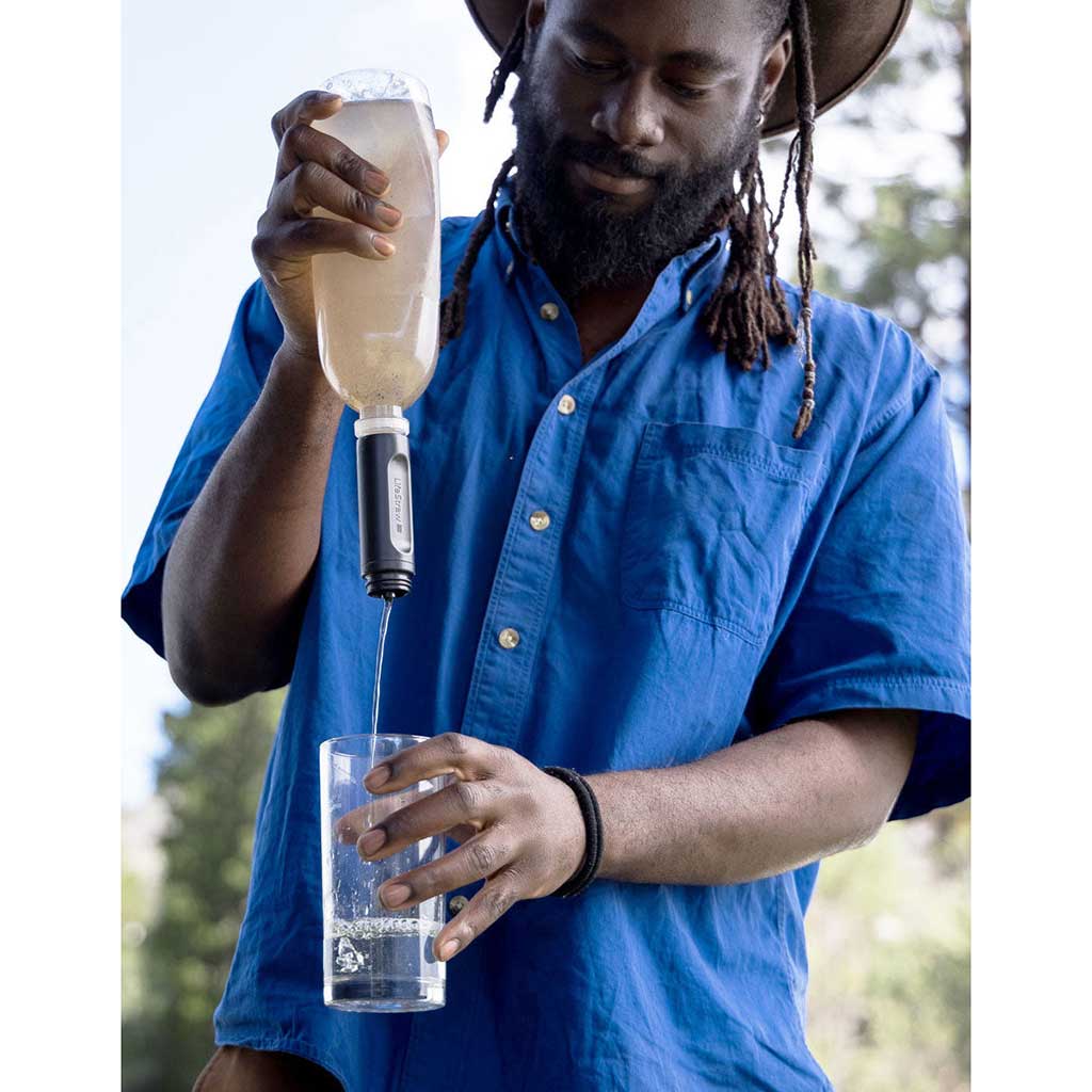 LifeStraw Peak Series | Collapsible Squeeze Bottle | Mountain Blue ...