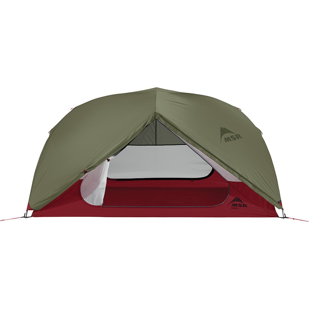MSR | Elixir 3 Tent V2 | 3 Person Camping Tent | Green | WildBounds