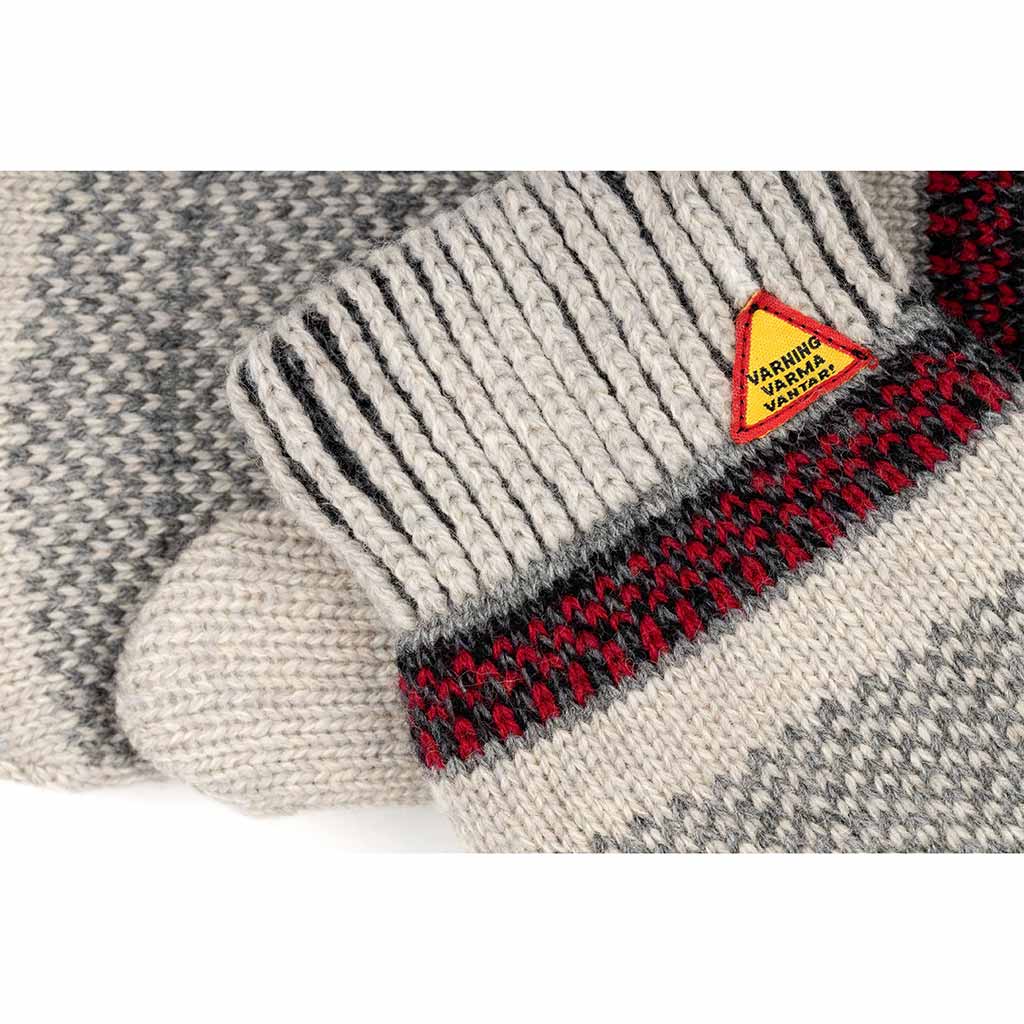 Öjbro Vantfabrik | Merino Wool Mittens | Ekshärad Kalk Mittens - WildBounds