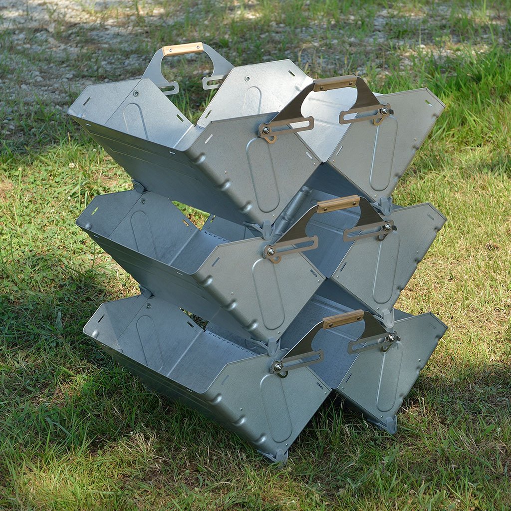 Snow Peak | Stacking Shelf Container 50 | Storage Box | WildBounds