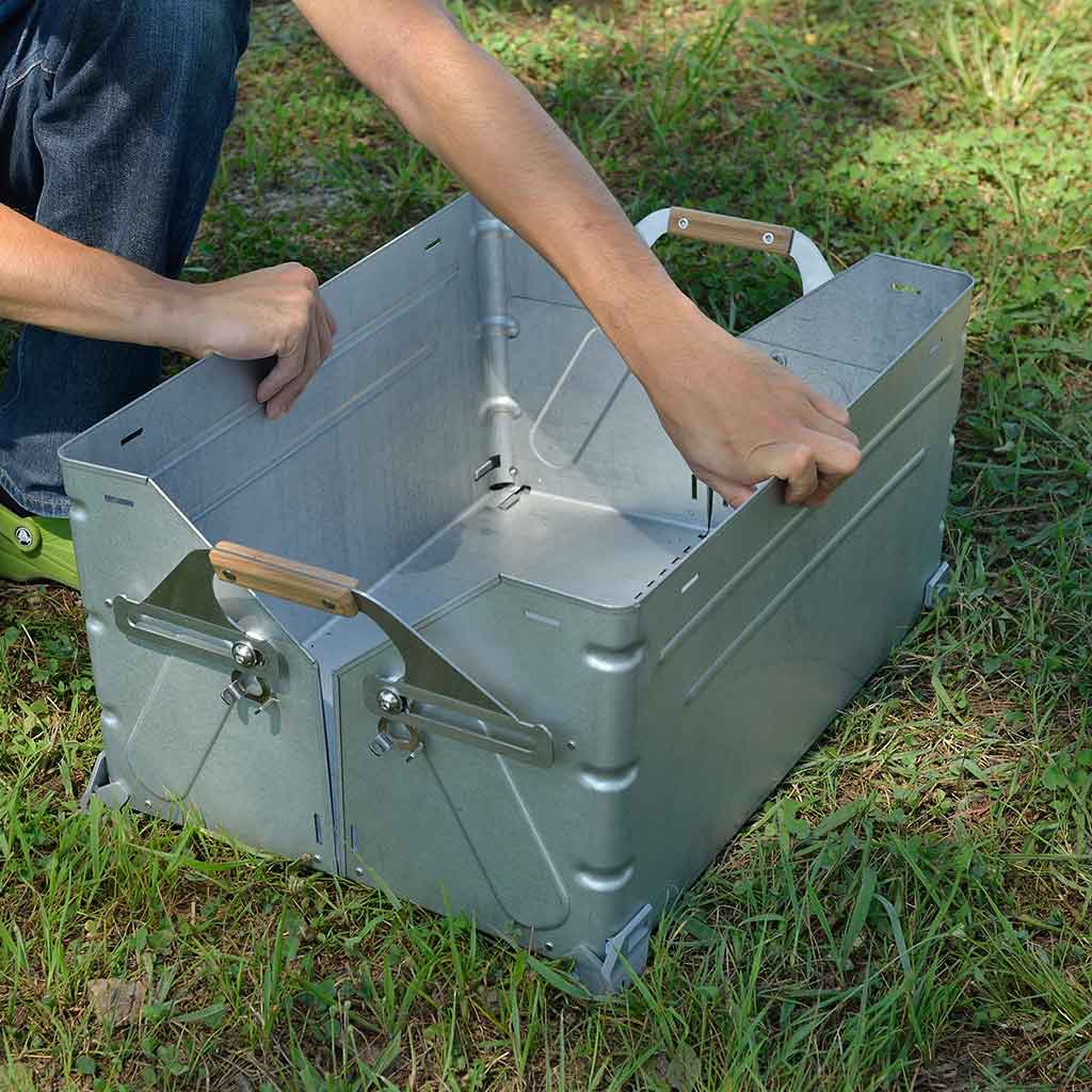 Snow Peak | Stacking Shelf Container 50 | Storage Box | WildBounds