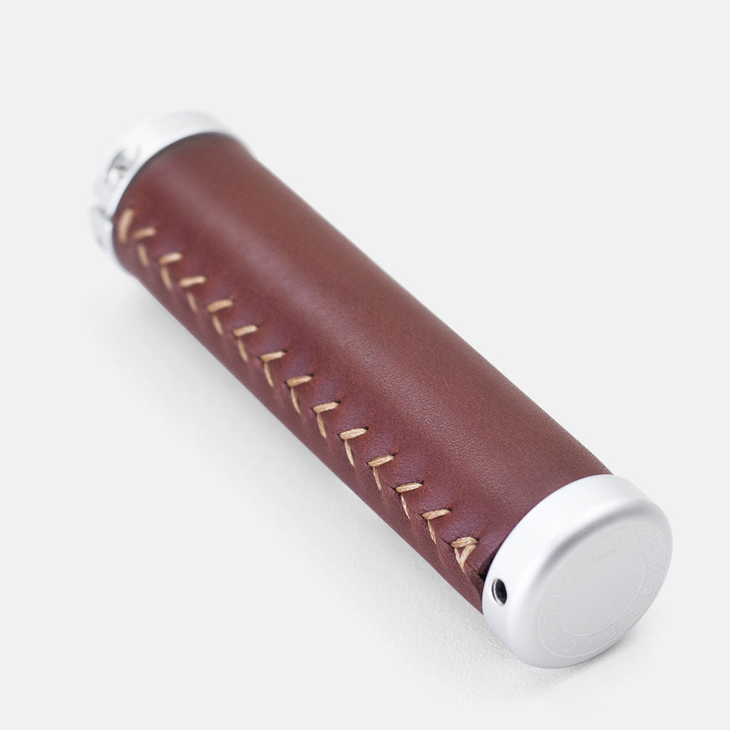 Temple Cycles | Premium Leather Grips | Vintage Handlebar Grips | Dark ...